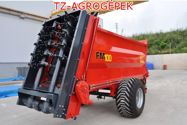 FIMAKS FMGR-10 tonnás, egytengelyes szerves trágyaszóró :: agrogepek